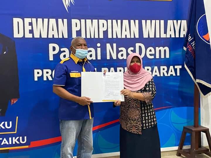 SAH, Risma Resmi Kantongi Rekomendasi NasDem Maju Pilkada Kaimana – Garda Papua