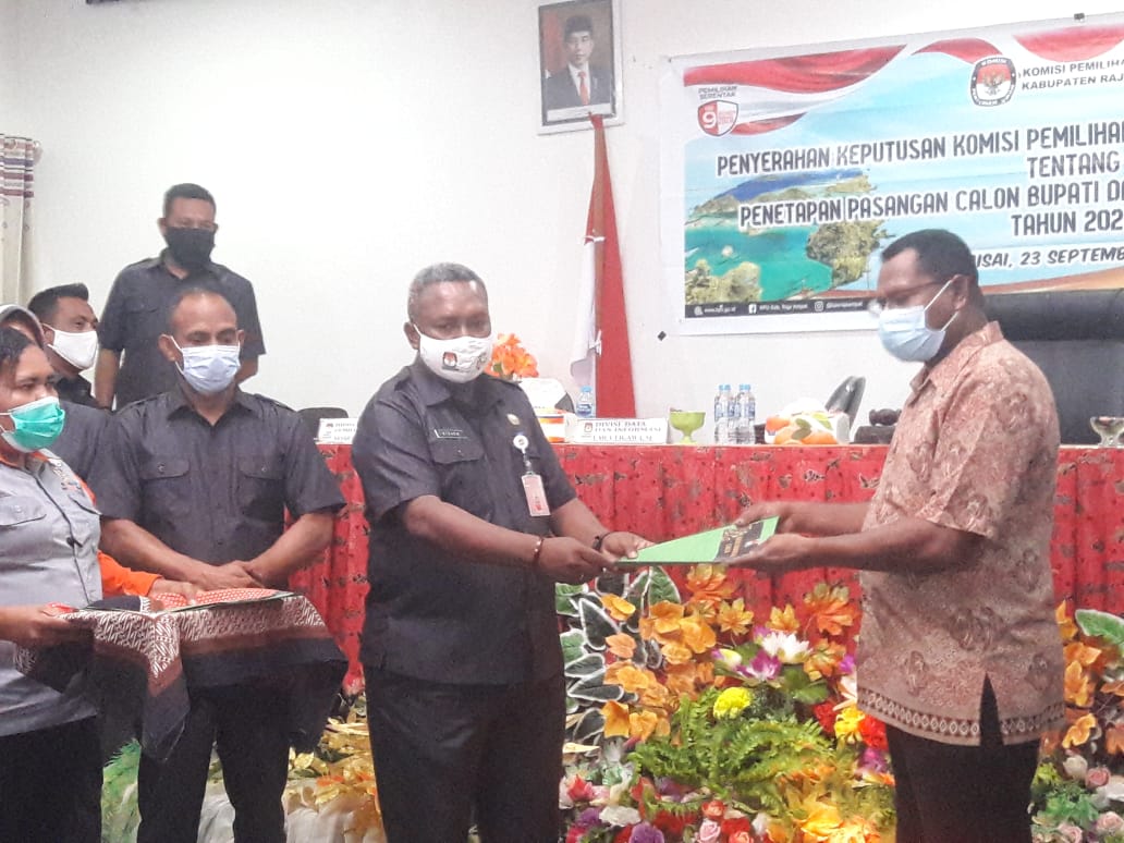 AFU-ORI Resmi Sebagai Calon Bupati dan Wakil Bupati Raja Ampat Tahun ...