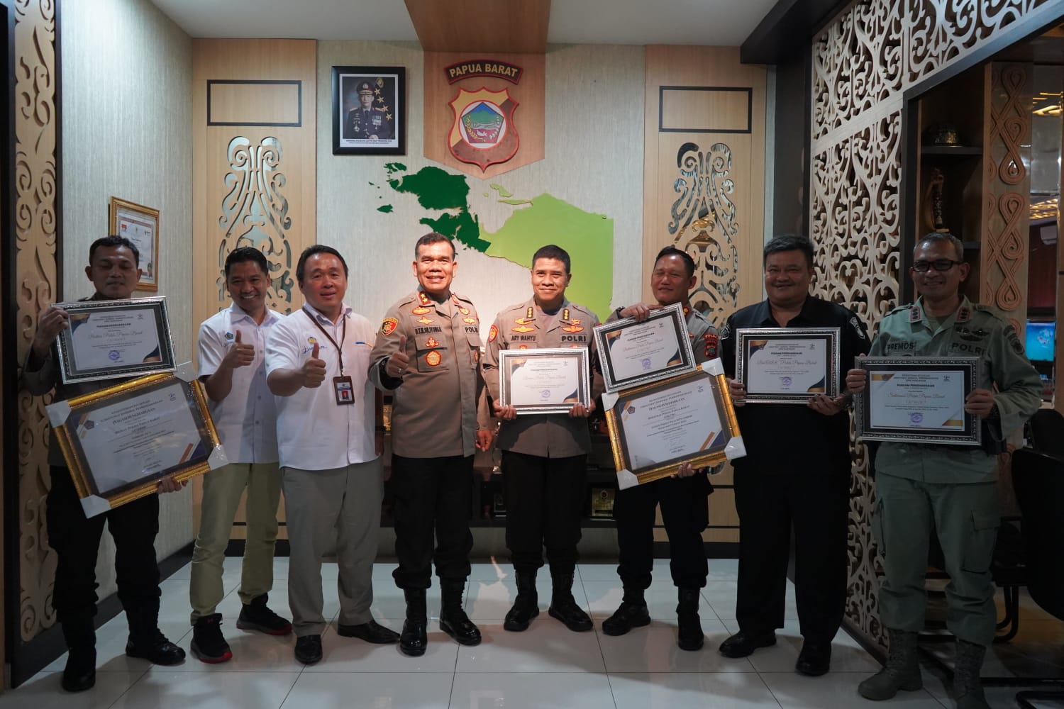 Polda Papua Barat Borong 31 Penghargaan dari Kanwil dan KPPN Direktorat Jenderal Perbendaharaan ...