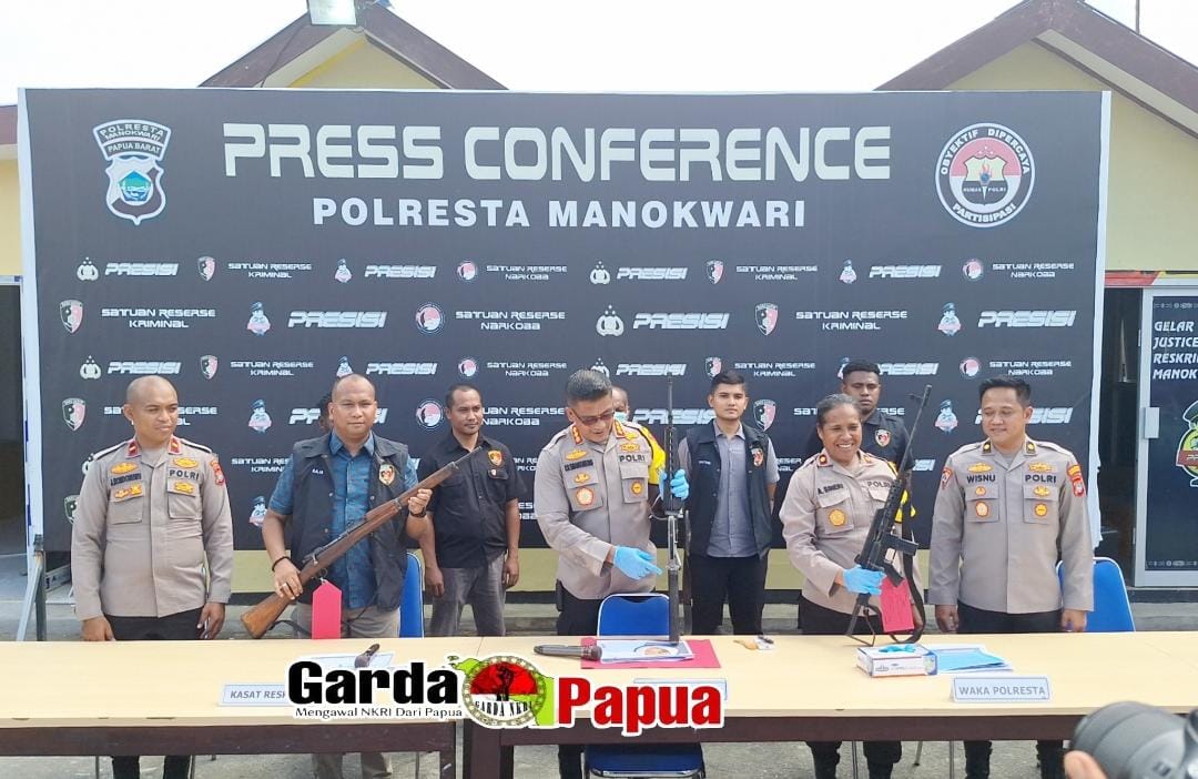 Ungkap Jaringan Lintas Daerah, Polresta Manokwari Amankan Senjata Api Laras Panjang Ilegal ...