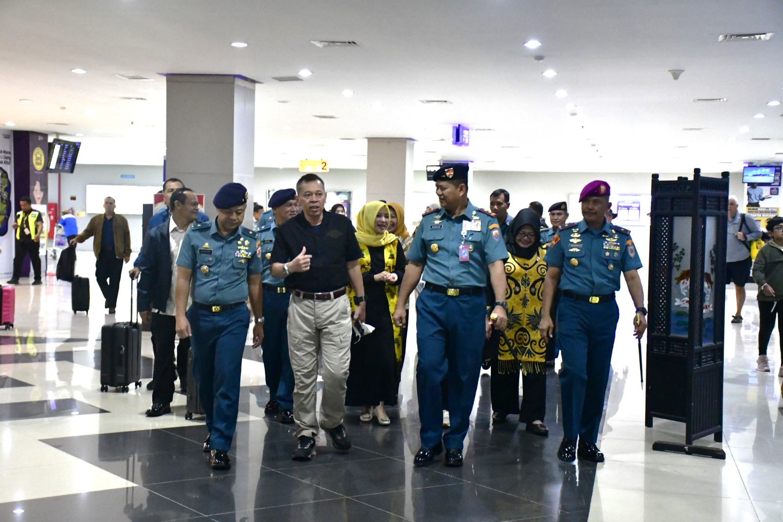 Asops Kasal dan sejumlah Pejabat Tinggi TNI AL dari Mabesal Kunker ke ...