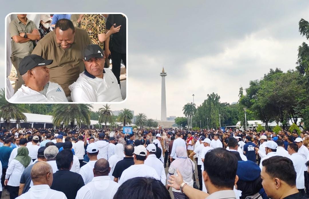 H-2 Jelang Pelantikan, Gubernur dan Wagub Terpilih Papua Barat Ikuti Gladi Kotor di Monas ...
